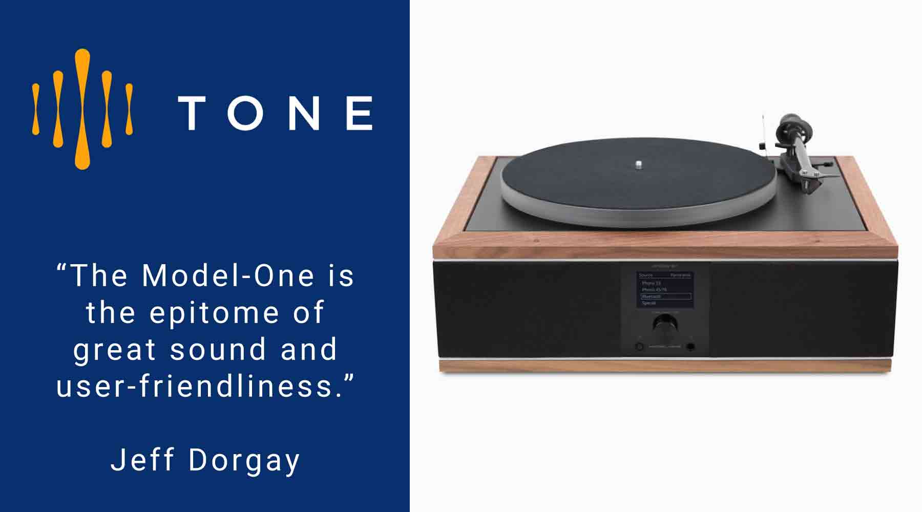 Model-One Turntable Music System Review by TONEaudio - Andover Audio